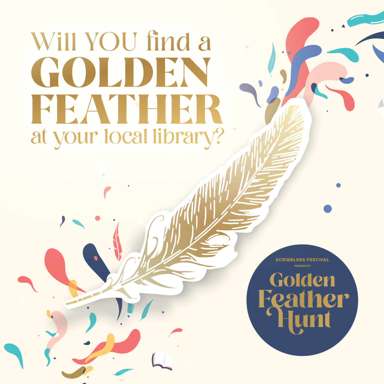 The Golden Feather Hunt is on! | Shire of Augusta Margaret River Libraries